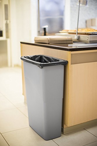 Rubbermaid Slim Jim Waste Container, 87 L - Grey