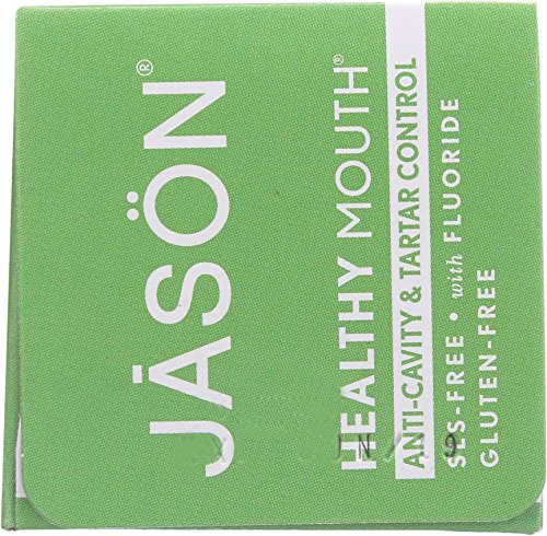 JASON Healthy Mouth Anti-Cavity & Tartar Control Toothpaste, Tee Tree Oil & Cinnamon, 6 oz. (Pack of 3) (Packaging May Vary)