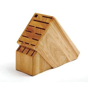 norpro 1210 16 slot knife block, 12in/30.5cm x 8.5in/21.5cm x 4.5in/11.5cm, as shown