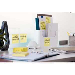 Post-it Super Sticky Pop-up Notes, 3x3 in, 12 Pads, 2x the Sticking Power, Canary Yellow, Recyclable (R330-12SSC)