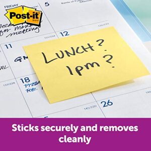 Post-it Super Sticky Pop-up Notes, 3x3 in, 12 Pads, 2x the Sticking Power, Canary Yellow, Recyclable (R330-12SSC)