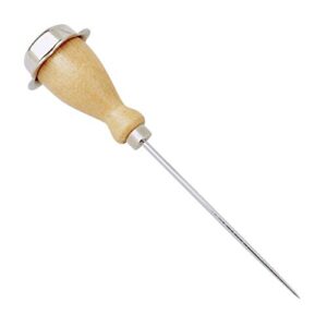 norpro, brown wooden handle ice pick, one size