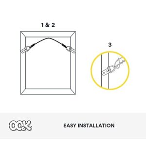 9' Hanging Wire Size: 100 lbs