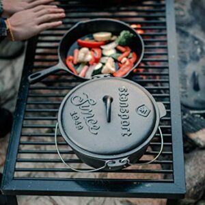 Stansport Pre-Seasoned Cast Iron Cook Set 6 Piece Set (16903)