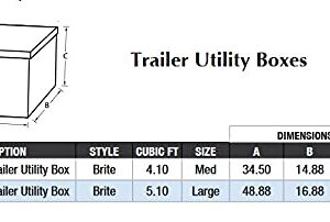 Lund 6134 Challenger Series Brite Trailer Utility Box