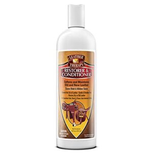 leather therapy premium restorer & conditioner, 16oz