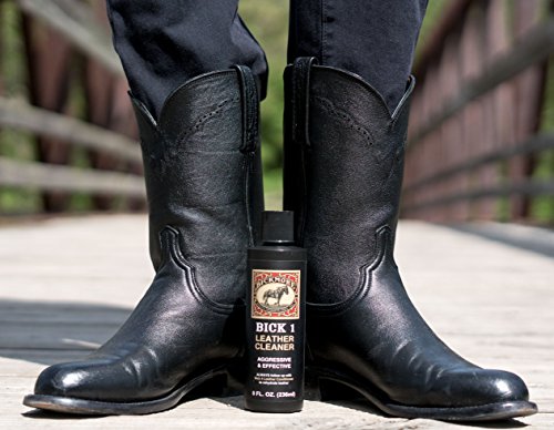 Bickmore Bick 1 Leather Cleaner 8 oz - Clean Dirt, Oil, Sweat, Salt, and Water Stains from All Colored, White, and Black Leather