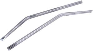 rugged ridge 11146.01 half door retaining channel, stainless steel; 87-95 jeep wrangler yj