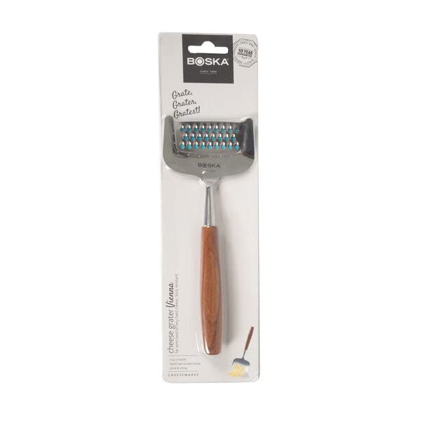 Boska Holland Taste Collection Rosewood Handle Cheese Grater for Semi Hard to Very Hard Cheese