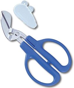 canary plastic bottle scissors for craft and recycle blue