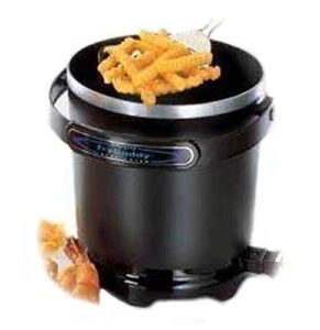 presto! 05425 plus fryer fry daddy, 4 cup, black