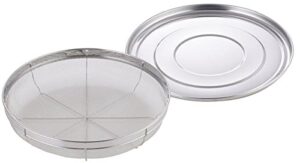 yoshikawa sh6526 esophageal music bon colander & tray set, 11.8 inches (30 cm)