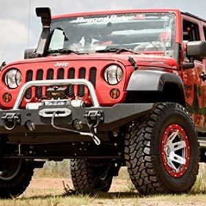 Rugged Ridge 11540.12 XHD Bumper Standard End Kit, Front; 07-18 Jeep Wrangler JK