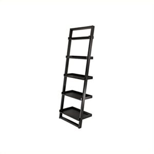 winsome wood bailey shelving, black