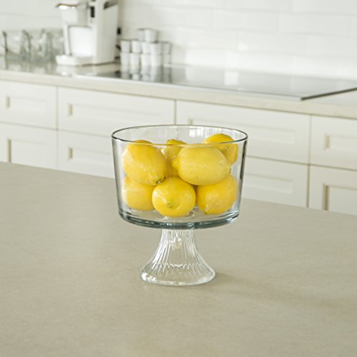 Anchor Hocking Monaco Trifle Bowl, Set of 1, Clear