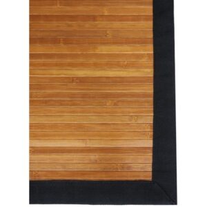 Oriental Furniture Bamboo Rug - Burnt Bamboo - 4' x 6'