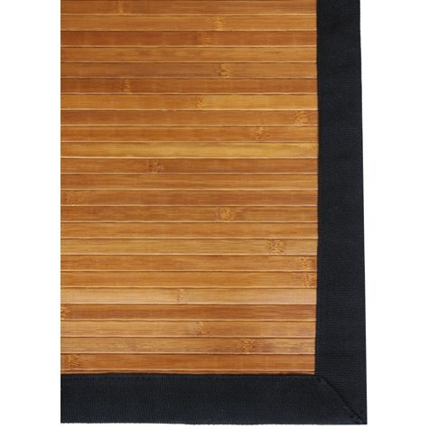 Oriental Furniture Bamboo Rug - Burnt Bamboo - 4' x 6'