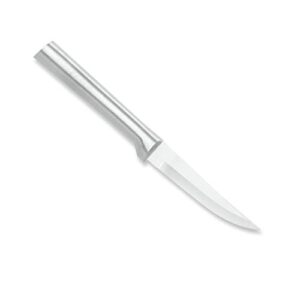 rada cutlery heavy duty paring knife –stainless steel blade with aluminum handle, 7-1/8 inches, color-silver