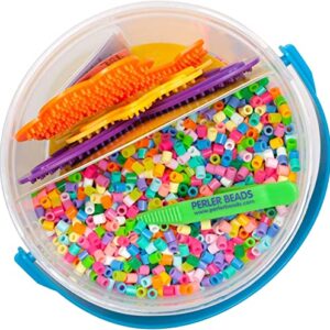 Perler Sunny Days Bright Color Fuse Bead Bucket, 5500 pcs