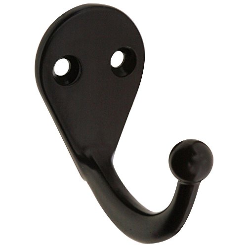 National Hardware N330-787 MPB162 Clothes Hooks in Oil Rubbed Bronze, 2 pack