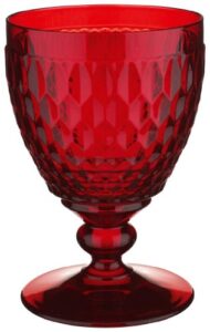 villeroy & boch boston red crystal claret