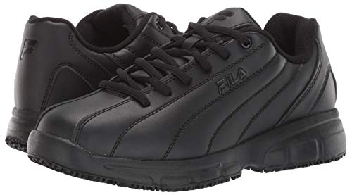 Fila Men's Memory Niteshift Slip Resistant Work Shoe Shoe, Black, 11 D US