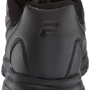 Fila Men's Memory Niteshift Slip Resistant Work Shoe Shoe, Black, 11 D US