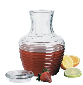 anchor hocking chiller glass pitcher with lid, 64-ounce