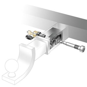 Softride Quiet Ride Locking Tightening Hitch Pin; Anti-Rattle for Receiver Hitches, Bike Racks, or Boat Trailers; Silence the "clanking" noise that occurs while towing (25219)