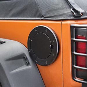 Rugged Ridge 11425.05 Gas Cap Door, Non-Locking, Black; 07-18 Jeep Wrangler JK