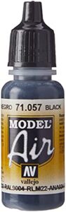 vallejo black paint, 17ml