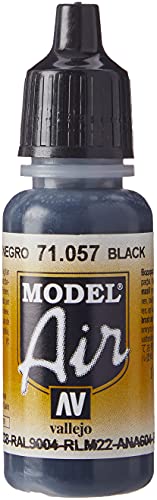 Vallejo Black Paint, 17ml