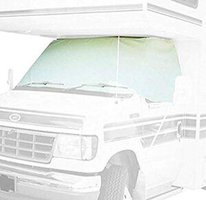 adco 2402 white class c dodge 1973-1997 windshield cover (rv motorhome)