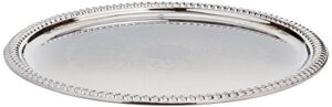 winco cmt-14 round tray, 14-inch, chrome,medium