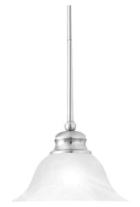 thomas lighting sl829678 essentials pendant, brushed nickel