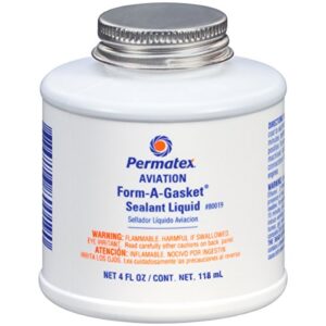 permatex 80019 aviation form-a-gasket no. 3 sealant, 4 oz.