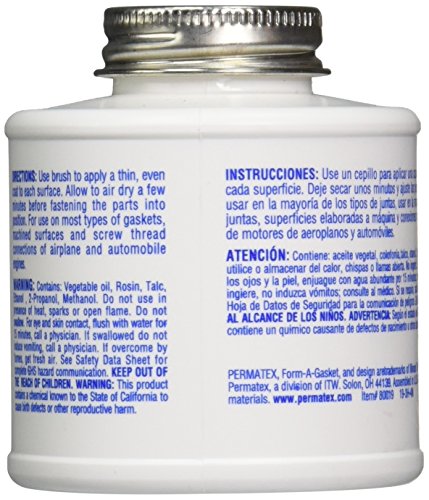 Permatex 80019 Aviation Form-A-Gasket No. 3 Sealant, 4 oz.