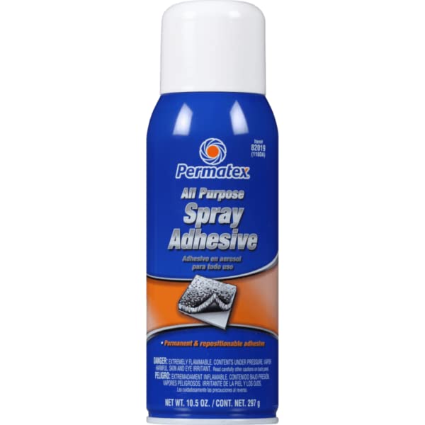 Permatex 82019 All Purpose Spray Adhesive, 10.5 oz. net Aerosol Can