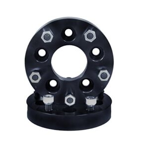 rugged ridge 15201.07 wheel adapter kit, 1.375 inch, 5×5 to 5×5.5 bolt pattern , black