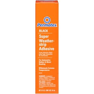 permatex 81850 black super weatherstrip adhesive, 5 oz.