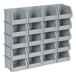 20 piece poly bins and rails