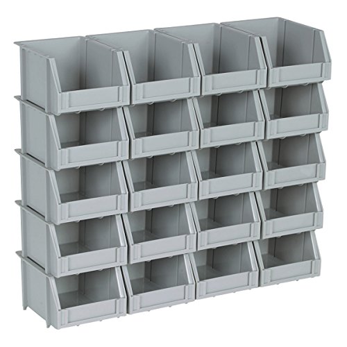 20 Piece Poly Bins and Rails