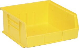 quantum storage systems qus235yl storage bin, yellow