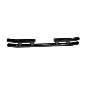 rugged ridge dual tube bumper, rear | mid-width, steel, black | 11570.03 | fits 1987-2006 jeep wrangler yj/tj