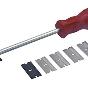 Lisle 52000 Razor Blade Scraper,Red