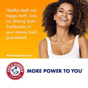 ARM & HAMMER Advanced White Breath Freshening Toothpaste-, One 6oz Tube, Winter Mint- Fluoride Toothpaste (Packaging May Vary)