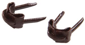 the hillman group 532574 number-5 insulated staple, brown, 15-pack