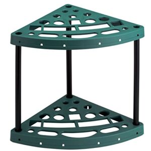 Fox Valley Traders Corner Garden Tool Rack Storage, Green