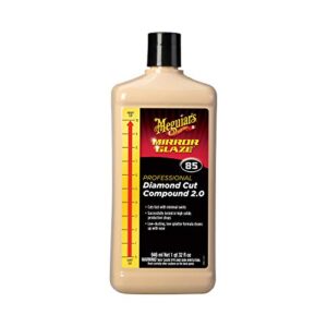 meguiar’s m8532 mirror glaze diamond cut compound 2.0 – 32 oz bottle