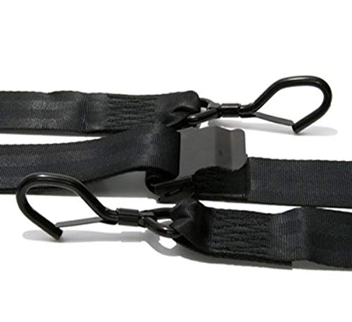 PROGRIP 031411 Marine Fishing and Ski Boat Tie Downs: Gunwale Strap with Hooks, 16' x 2" (Pack of 1)